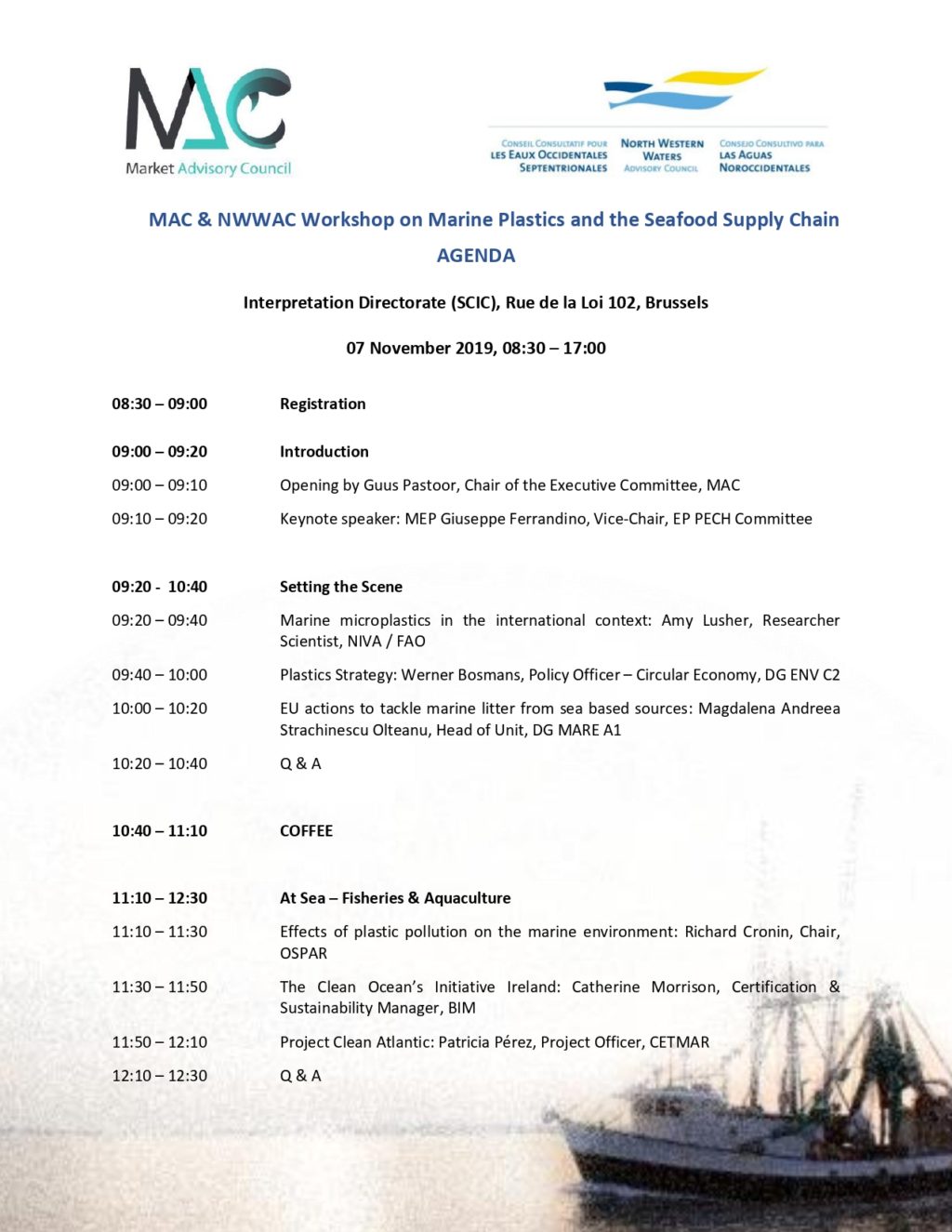 CleanAtlantic at the MAC & NWWAC Workshop on Marine Plastics and the ...